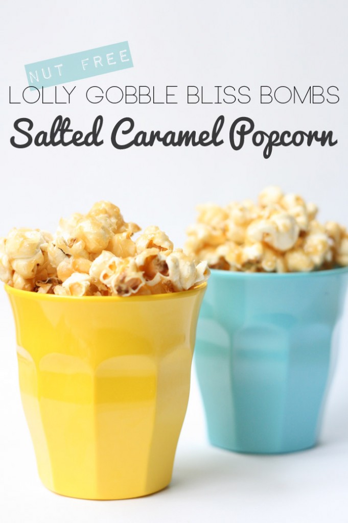 Nut-Free Lolly Gobble Bliss Bombs Popcorn Recipe | My Poppet Living