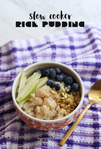 Easy Recipe: Slow Cooker Rice Pudding | My Poppet Living