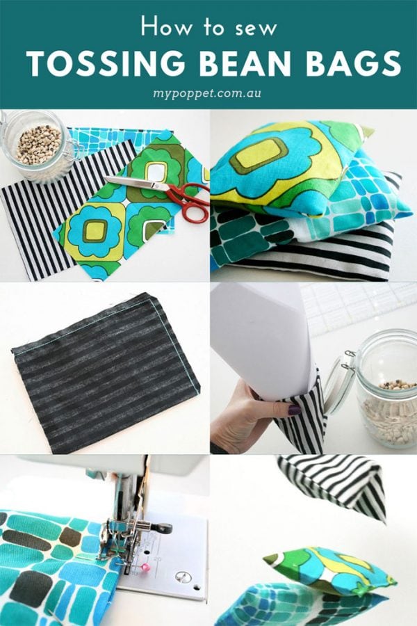 How To Sew Tossing Bean Bags + 10 Bean Bag Game Ideas for Kids