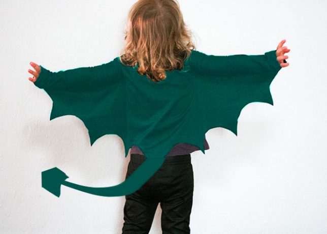 How to make Bat Wings for Halloween Costumes | My Poppet Makes