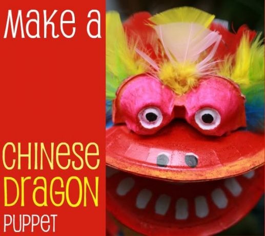 Kids Craft: Chinese New Year Dragon Puppet | My Poppet Makes