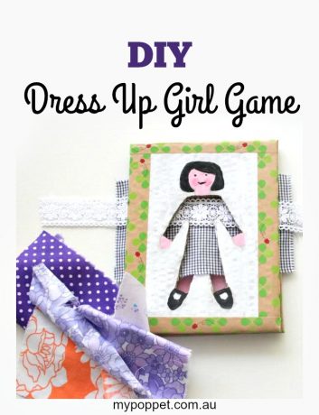 DIY Cardboard Dress Up Girl Game | My Poppet Makes