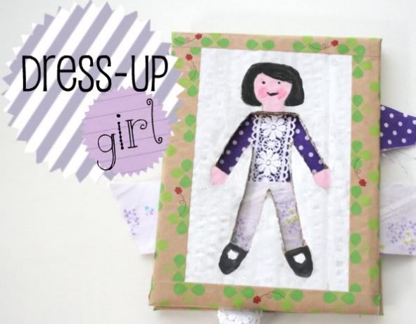 DIY Cardboard Dress Up Girl Game | My Poppet Makes