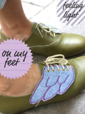 DIY Shoe Wings | My Poppet Makes
