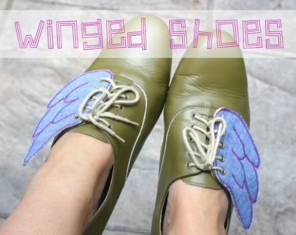 DIY Shoe Wings | My Poppet Makes