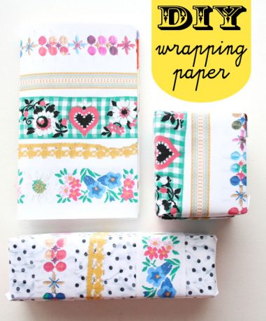How To: DIY wrapping paper | My Poppet Makes