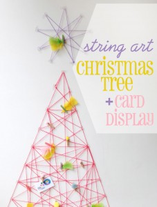 How To: String Art Christmas Tree & Card Display | My Poppet Makes