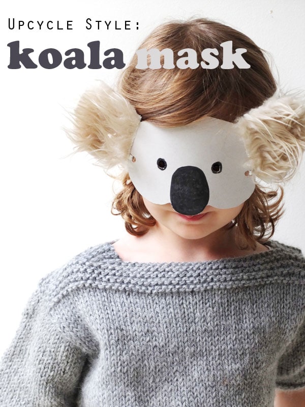 DIY koala mask with template | My Poppet Makes