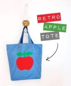 How To: Retro Apple Tote Bag | My Poppet Makes