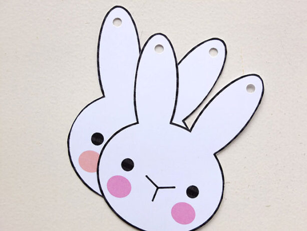 Bunny Bunting - Printable Easter Craft | My Poppet Makes