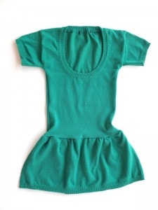 The Thrifty Kid – Knit Dress (or How to make a Girl's Dress from an Old ...