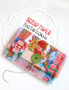 Make a Notebook from Scrap Paper | My Poppet Makes