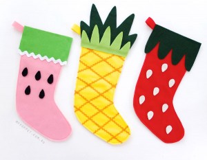DIY Cactus Christmas Stockings with Free Pattern | My Poppet Makes