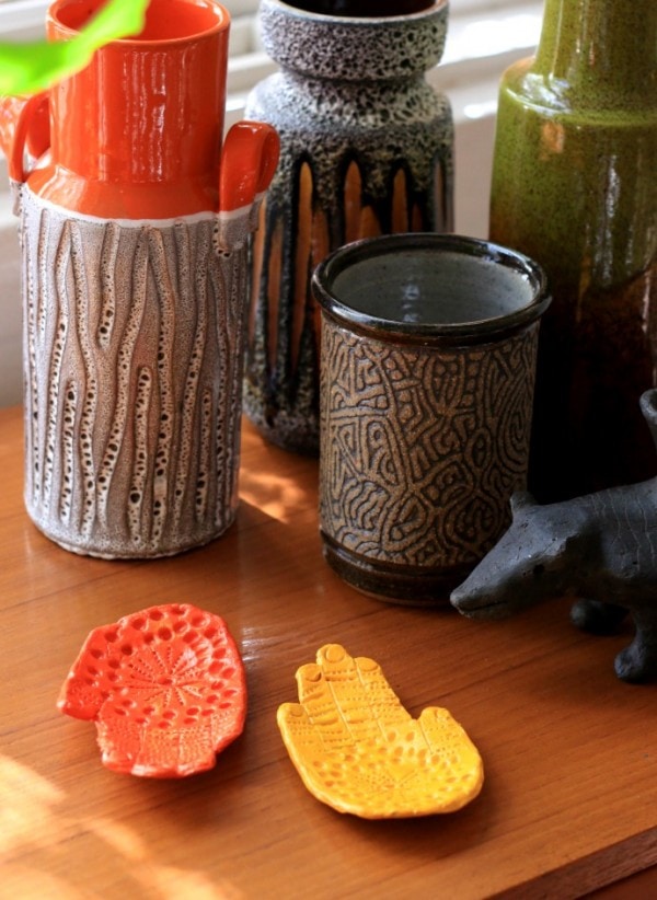 Kids Craft: Mid Century Ceramic Hand Dish | My Poppet Makes