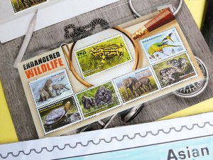 Giant Stamp Postcard with Printables | My Poppet Makes