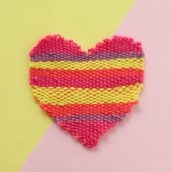 How to Weave a Heart Shape Tapestry | My Poppet Makes