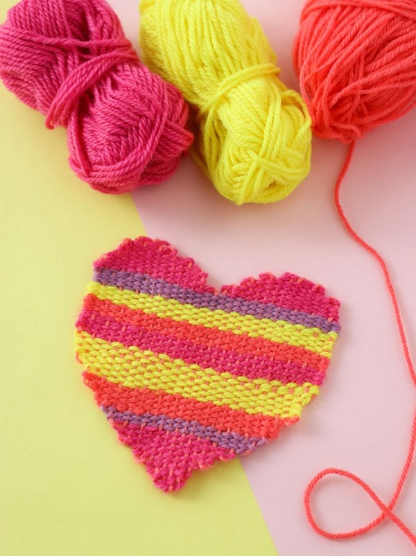 How to Weave a Heart Shape Tapestry | My Poppet Makes
