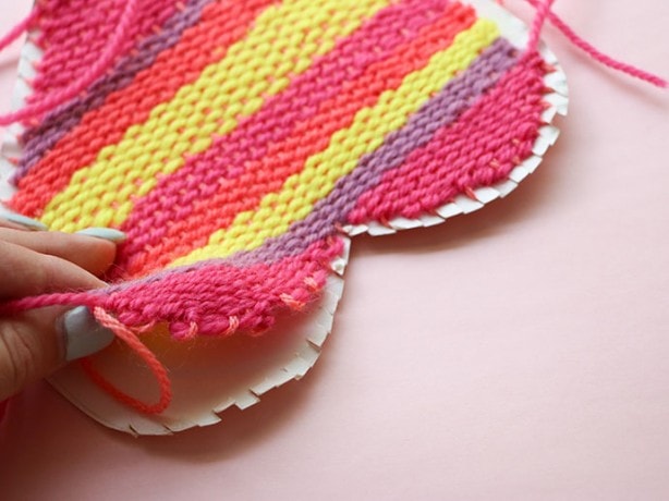 How to Weave a Heart Shape Tapestry | My Poppet Makes