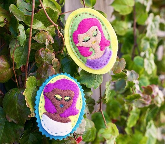Make to Wear: Felt Cameo Portrait Brooch | My Poppet Makes