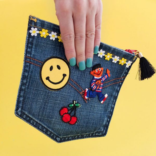 Upcycle Craft: Portable Pocket Pouch | My Poppet Makes