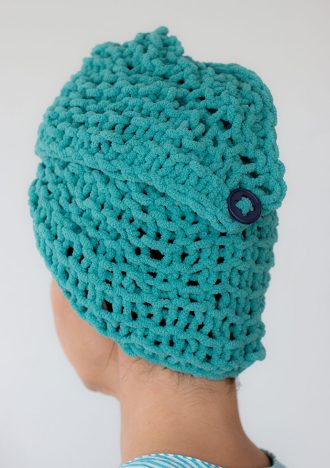 Knitting Pattern - After Shower Hair Turban | My Poppet Makes