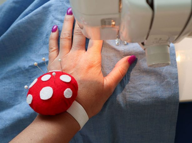 DIY: Toadstool Wrist Pincushion | My Poppet Makes