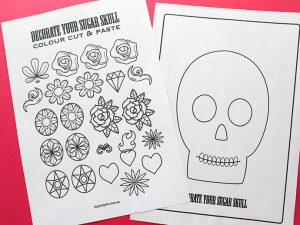 Free Halloween Printable: Decorate a Sugar Skull Activity Page | My ...