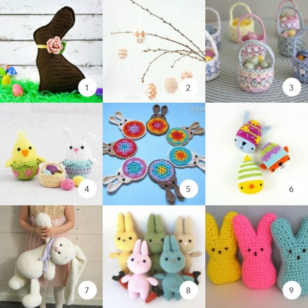 18 Adorable Easter Crochet Patterns | My Poppet Makes
