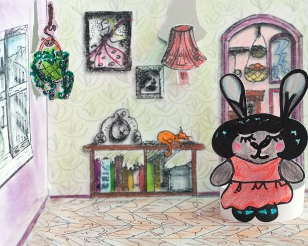 Le Papier Apartment - Printable Paper Doll House | My Poppet Makes