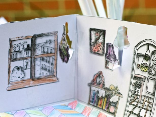 Le Papier Apartment - Printable Paper Doll House | My Poppet Makes