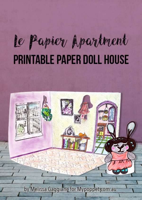 Le Papier Apartment - Printable Paper Doll House | My Poppet Makes