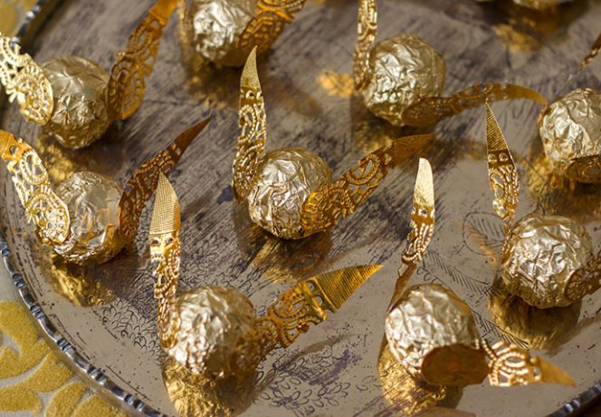 Harry Potter Party Craft - Chocolate Golden Snitches | My Poppet Makes