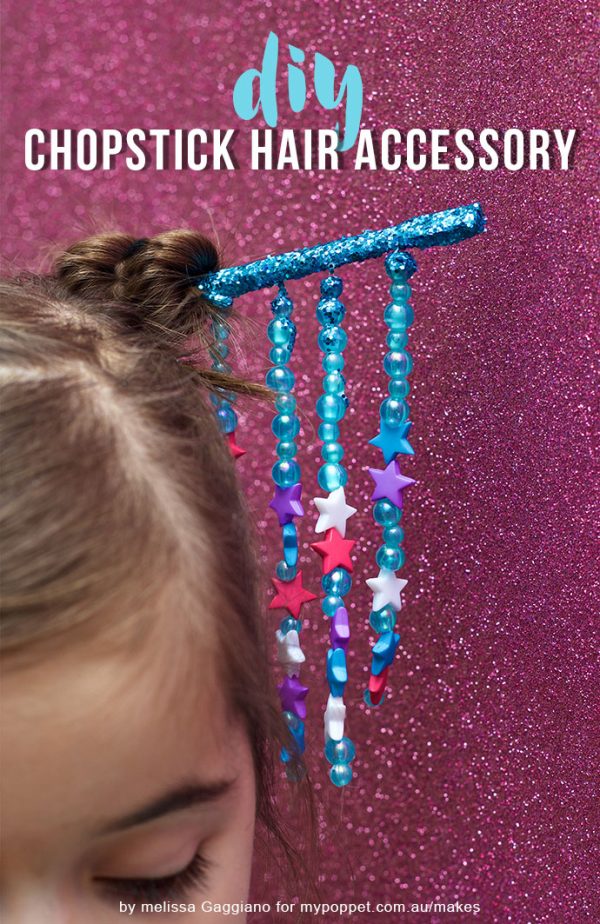Bead Craft - DIY Chopstick Hair Accessory | My Poppet Makes