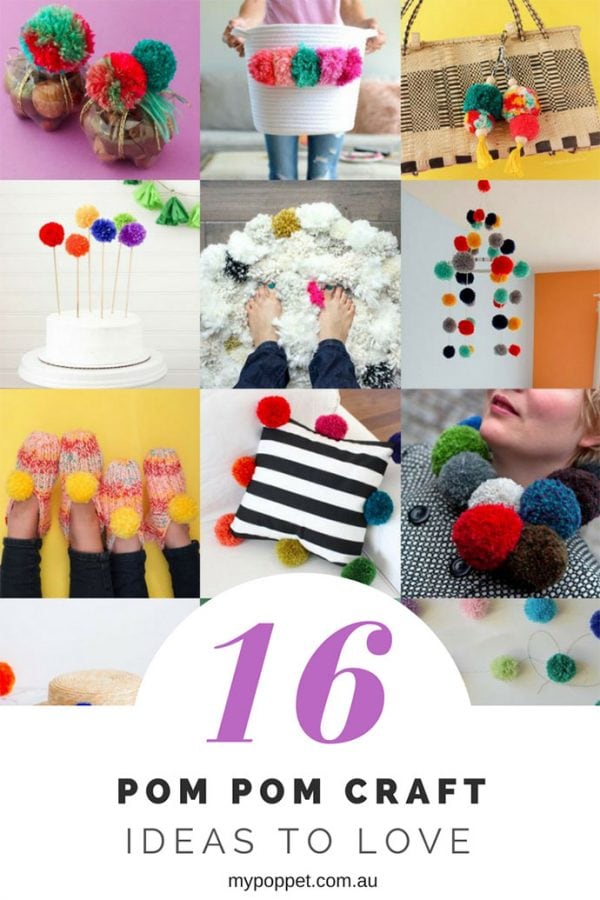 16 Pom Pom Craft Ideas to Love | My Poppet Makes