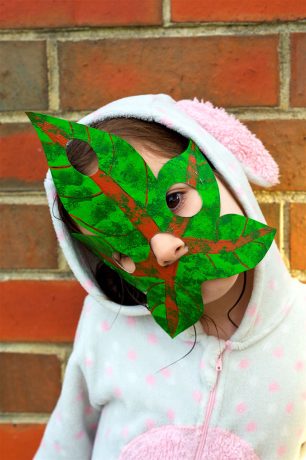 DIY Korok Halloween Costume Mask | My Poppet Makes