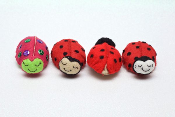 Stitch a Cute Ladybug Brooch | My Poppet Makes