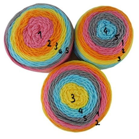 Self-Striping Yarn Cakes - Which brand do I choose? Pattern Ideas & FAQs