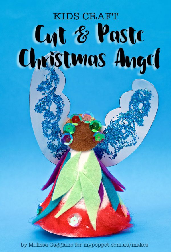 Printable Paper Angel Christmas Decoration | My Poppet Makes