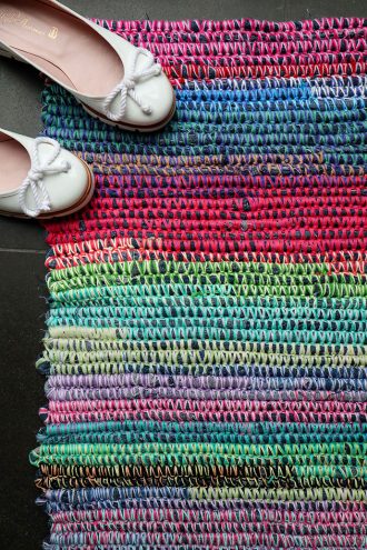 Upcycle Style: Denim Rag Rug | My Poppet Makes