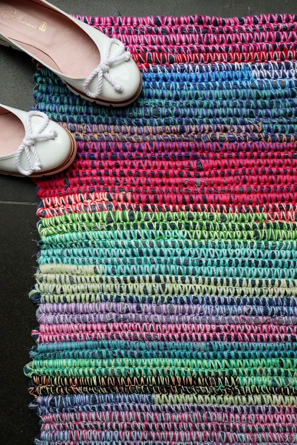 Upcycle Style: Denim Rag Rug | My Poppet Makes