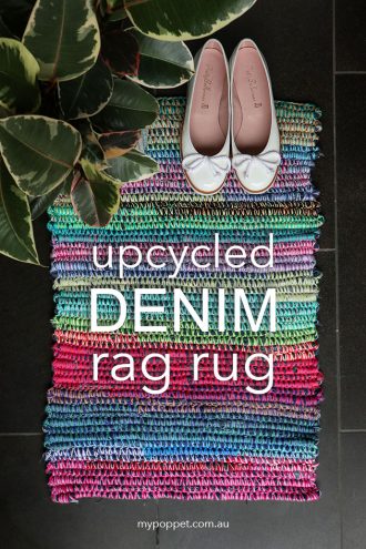 Upcycle Style: Denim Rag Rug | My Poppet Makes