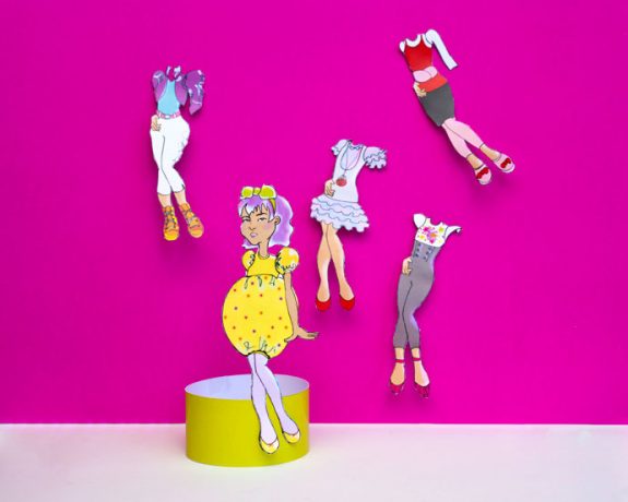 Print & Cut: DIY Paper Doll with 5 Outfits | My Poppet Makes