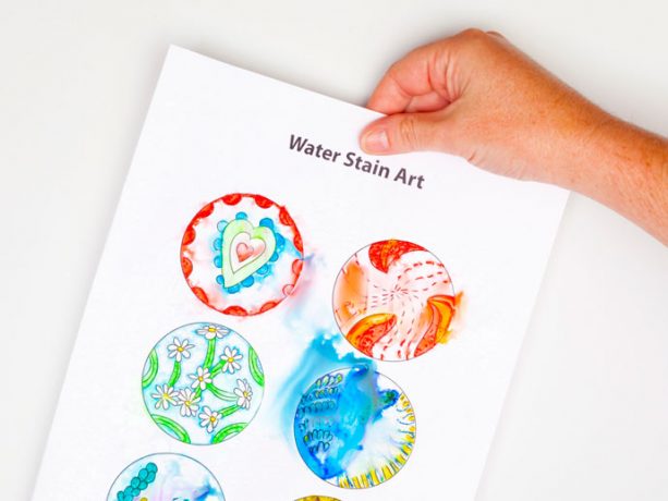 Kids Craft: Colour Bleed Art | My Poppet Makes