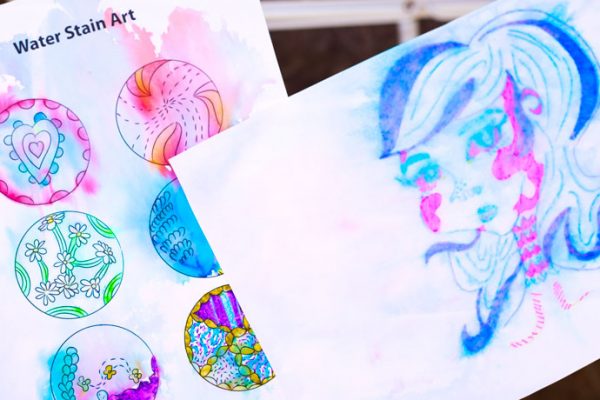 Kids Craft: Colour Bleed Art | My Poppet Makes