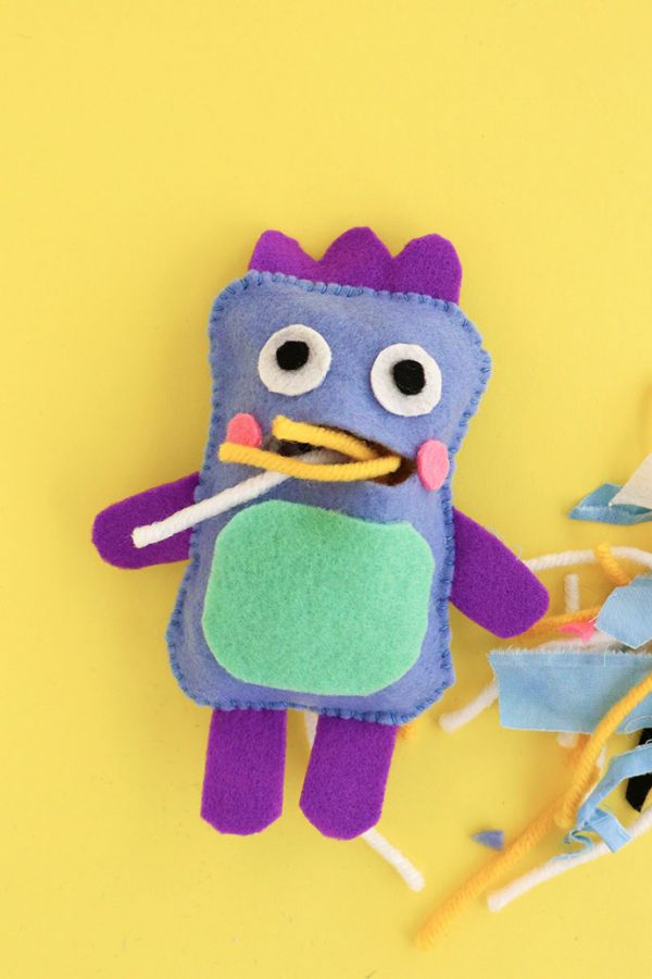 Sew a Softie: Zero-Waste Gobble Monster Doll | My Poppet Makes