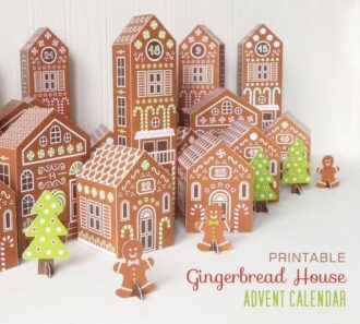 10 Unique & Whimsical Printable Advent Calendars to craft this Christmas