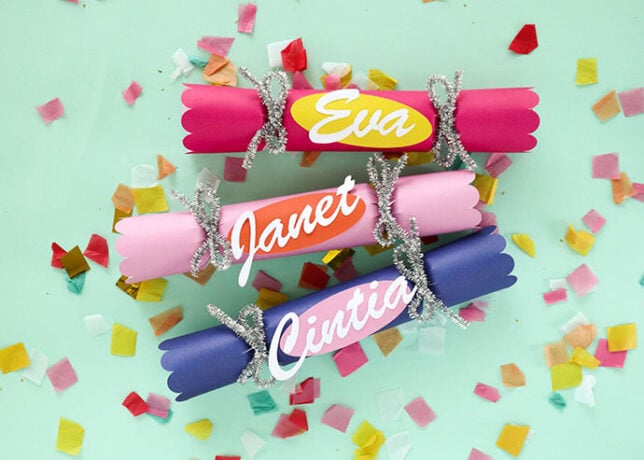 DIY Personalised Christmas Crackers | My Poppet Makes