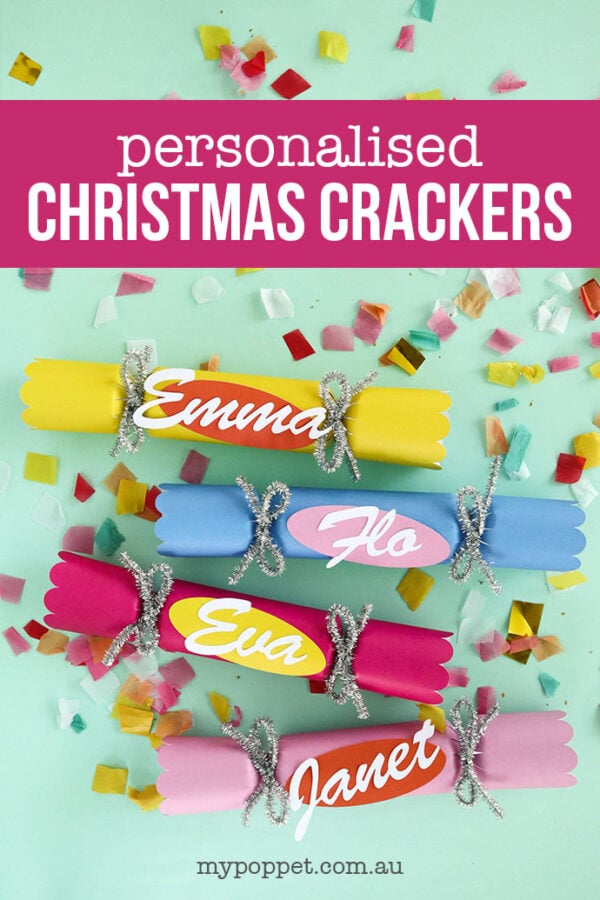 DIY Personalised Christmas Crackers | My Poppet Makes
