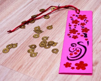 Chinese New Year Craft - Paper Cut Bookmark | My Poppet Makes