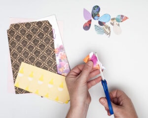 DIY Collage Letter Writing Paper Stationery Set | My Poppet Makes